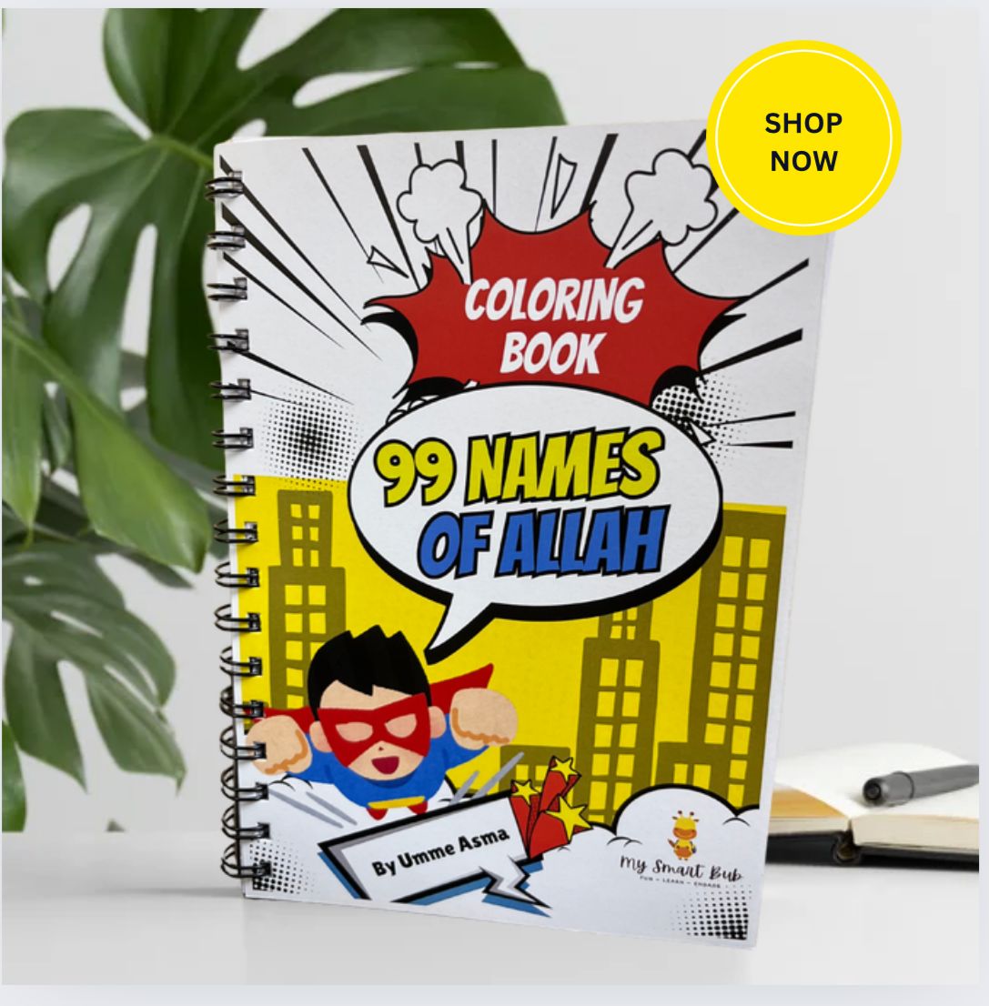 99 Names of Allah - Drawing Books – ilmStore.in