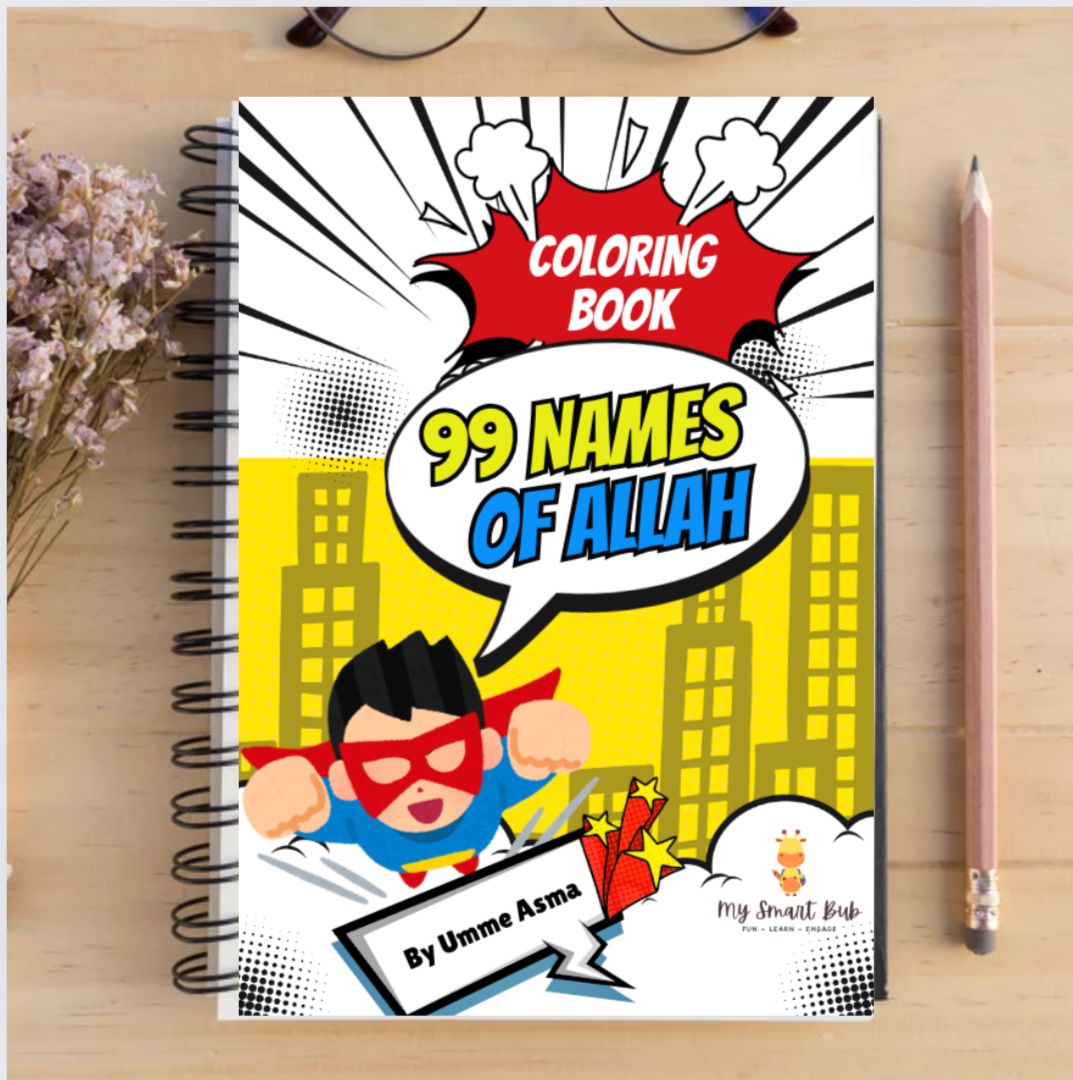99 Names of Allah - Drawing Books – ilmStore.in